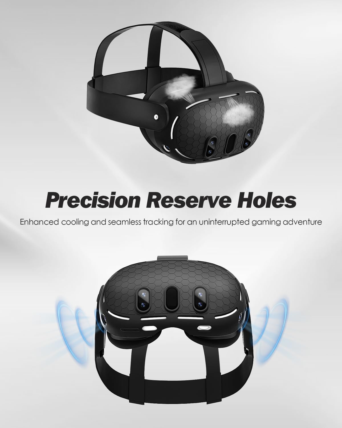 Snapklik.com : SUPERUS Silicone Head Strap & Protector Cover For Meta ...