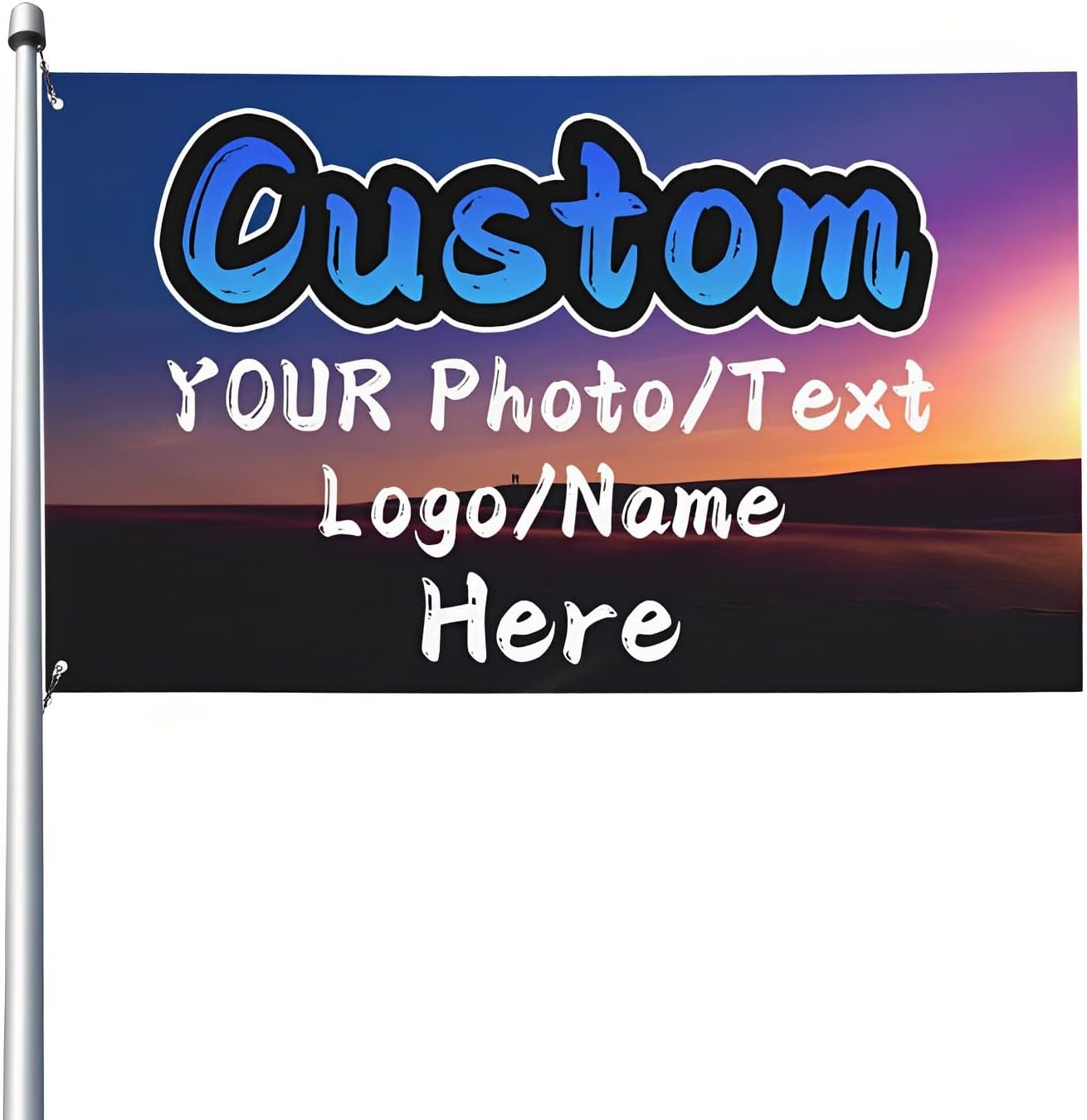Bandera personalizada, haz tu propia bandera personalizada con logotipo ...