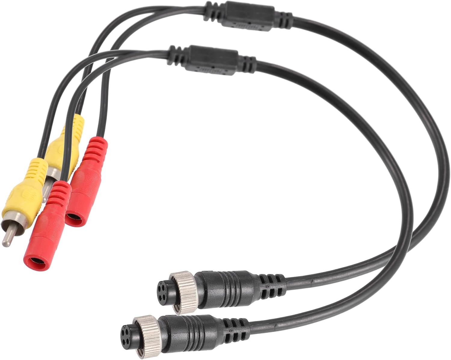 Amazon.com: Motoforti Universal 4 Pin to RCA Adapter M12 4-Pin Female ...