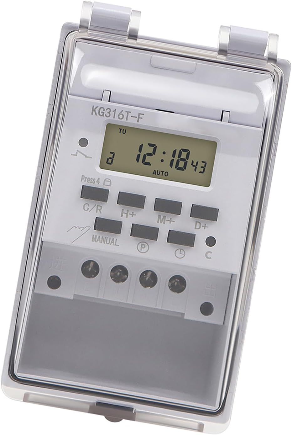 Programmable Digital Timer For Electrical Indoor In Wall Light Timer ...