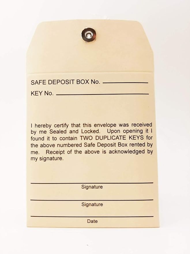 Amazon.com : Locking Key Envelopes 3" x 3.5" - 25/Pack - Manila ...