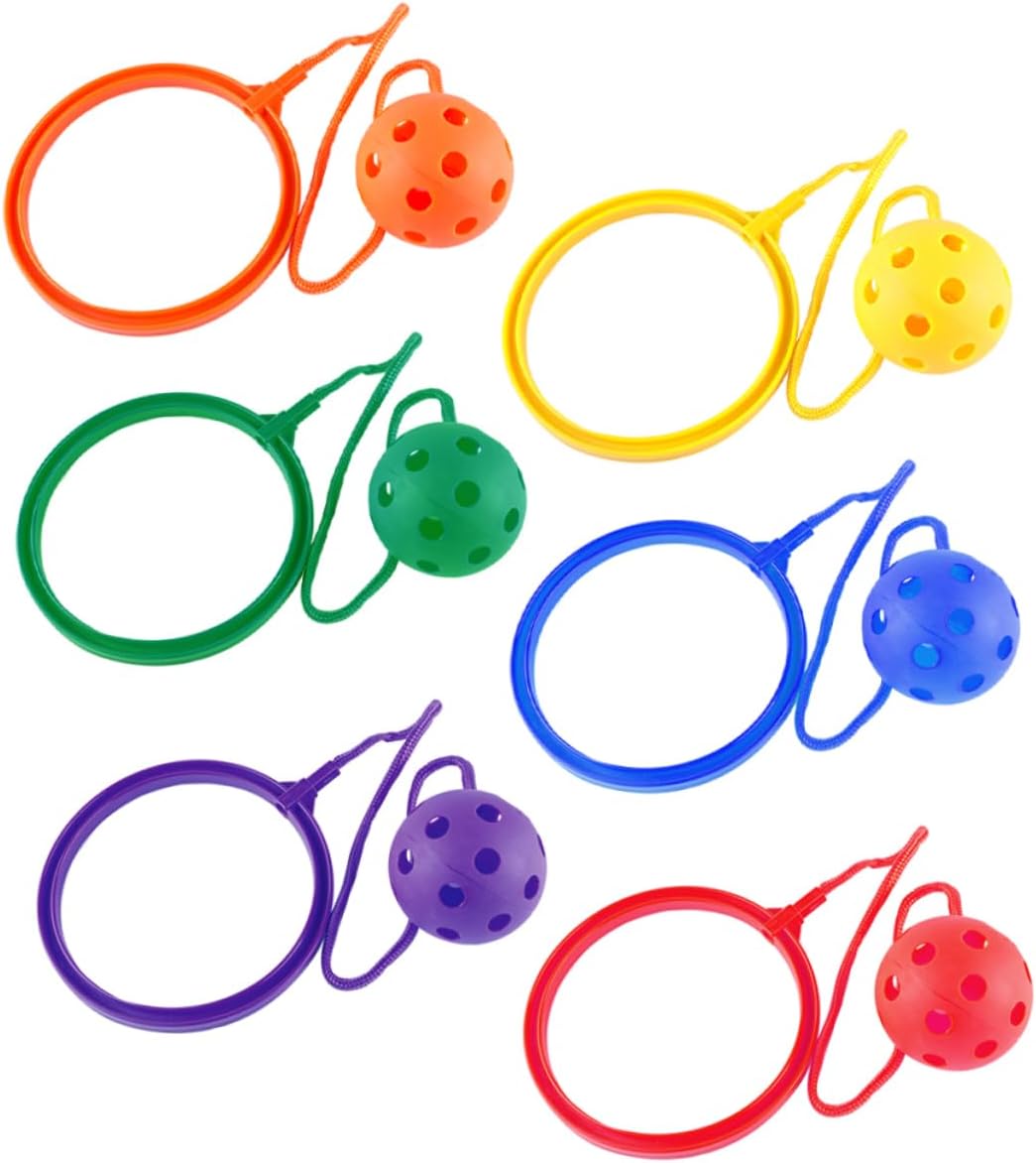 Amazon.com: WOONEKY 6pcs Hoop Ball Sports Skip Ball Ankle Jumping Kids ...