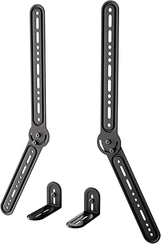 Amazon.com: KAMIWI Soundbar Mount Bracket,SoundBar Mounts Under TV or ...