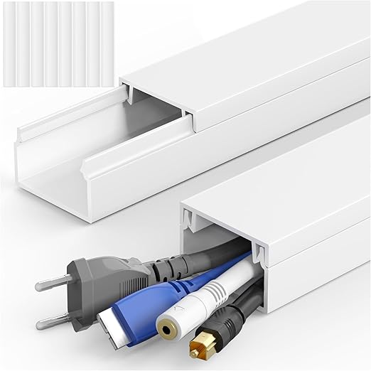 Cord Hider 8PCS,112in Cord Covers for Wires On Wall,Cable Concealer ...