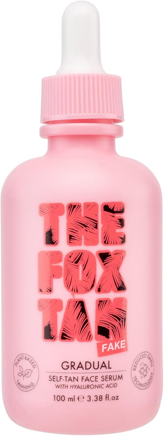 The Fox Tan Gradual Self-Tan Face Serum 100ML/3.38Fl.oz | Hydrating ...