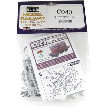 Dapol Model Railway Lowmac Wagon Plastic Kit - OO Scale 1/76 : Amazon ...