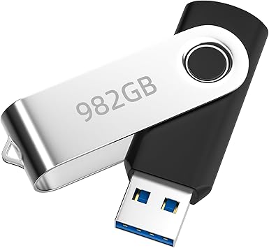 USB 3.0 Memory Sticks 982GB - High Speed USB Stick with 360 ° Swivel ...