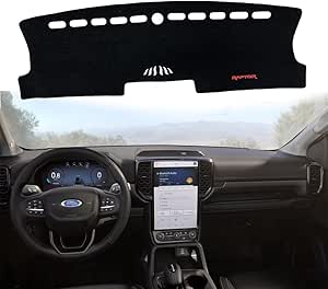 Amazon.com: Dashboard Cover Pad for Ford Ranger Raptor 2023 2024 2025 ...