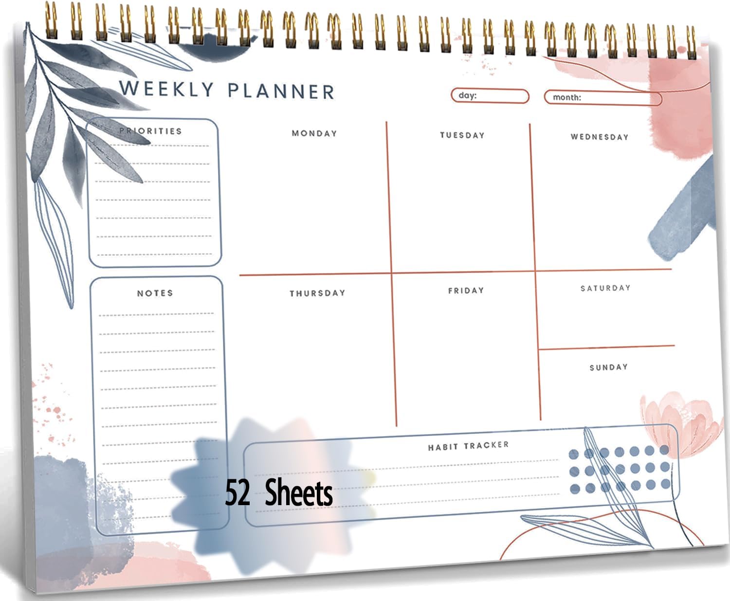 Amazon.com : Weekly Planner Pad,Weekly To Do List Notepad with 52 ...