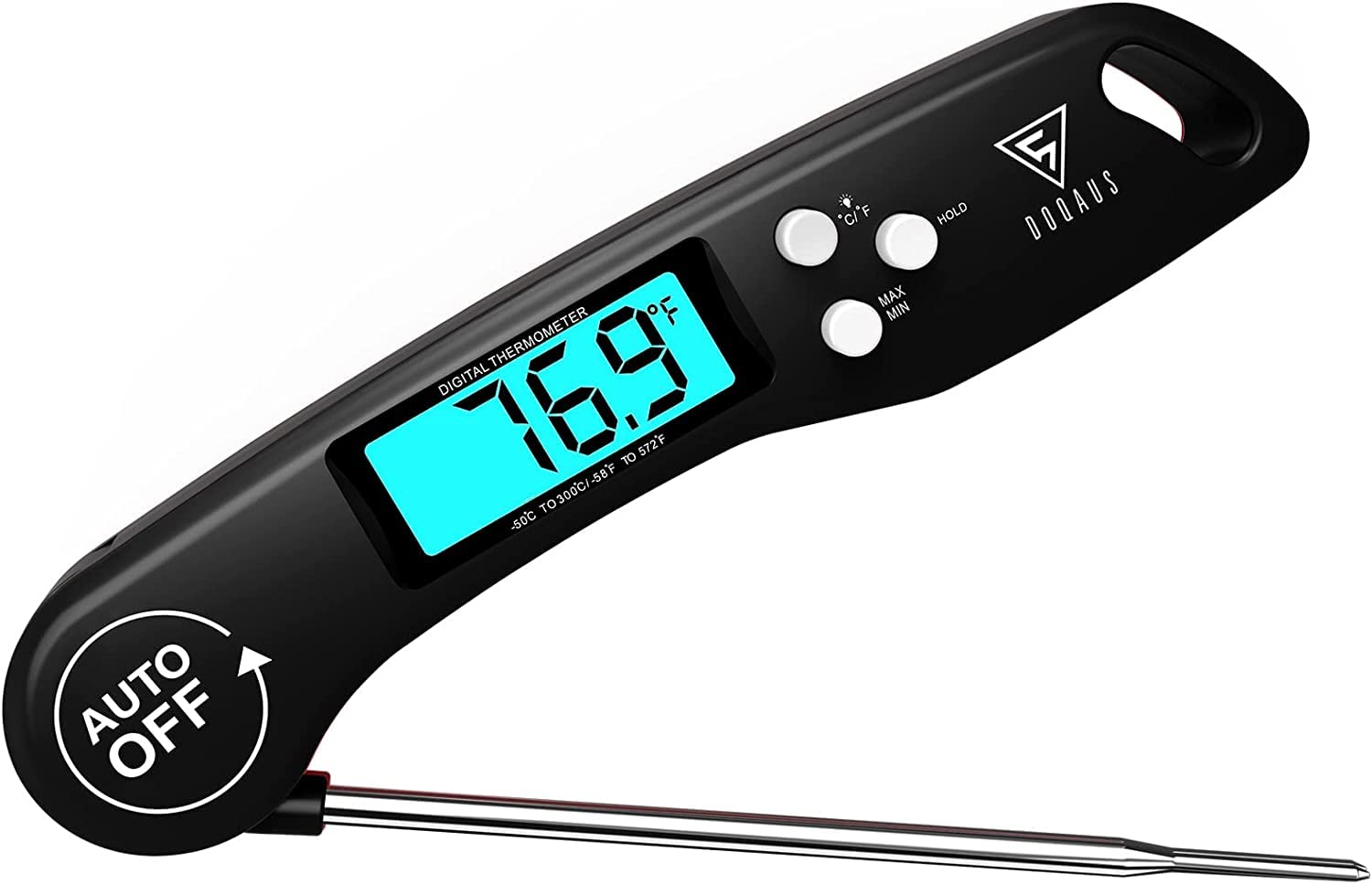 DOQAUS Instant Read Cooking Thermometer, Digital Food Thermometer ...