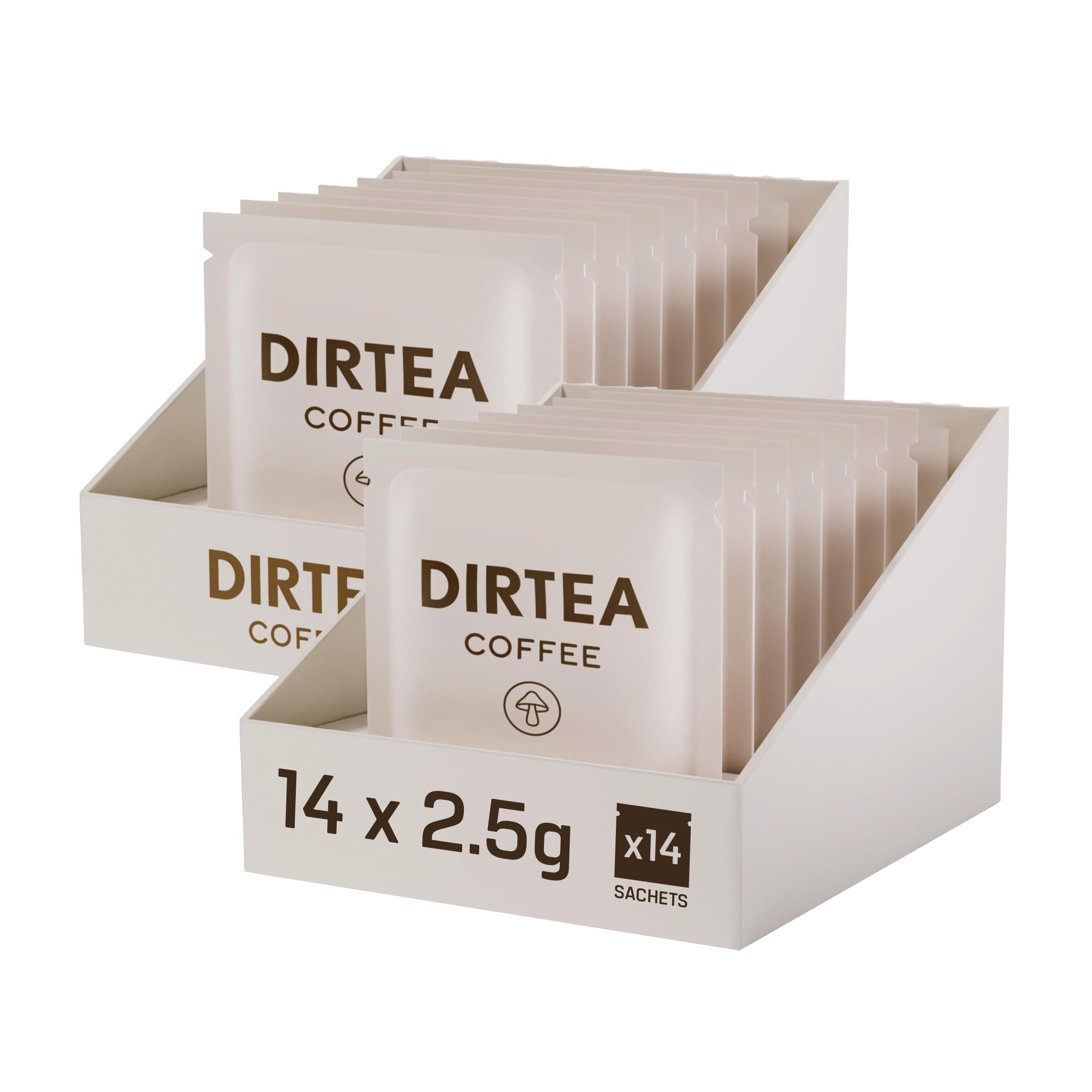 DIRTEA Mushroom Coffee (14 x 2.5g Sachets) with Lion's Mane | Maca ...