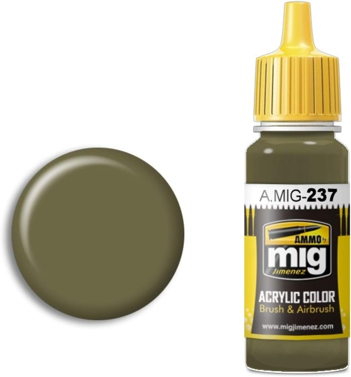 Amazon.com: Mig Jimenez AMMO MIG FS 23070 Dark Olive DRAB A.MIG0237 1 ...