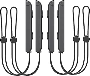 Amazon.com: Wrist Strap for Joycon Controller - 4 Pack Lanyard ...