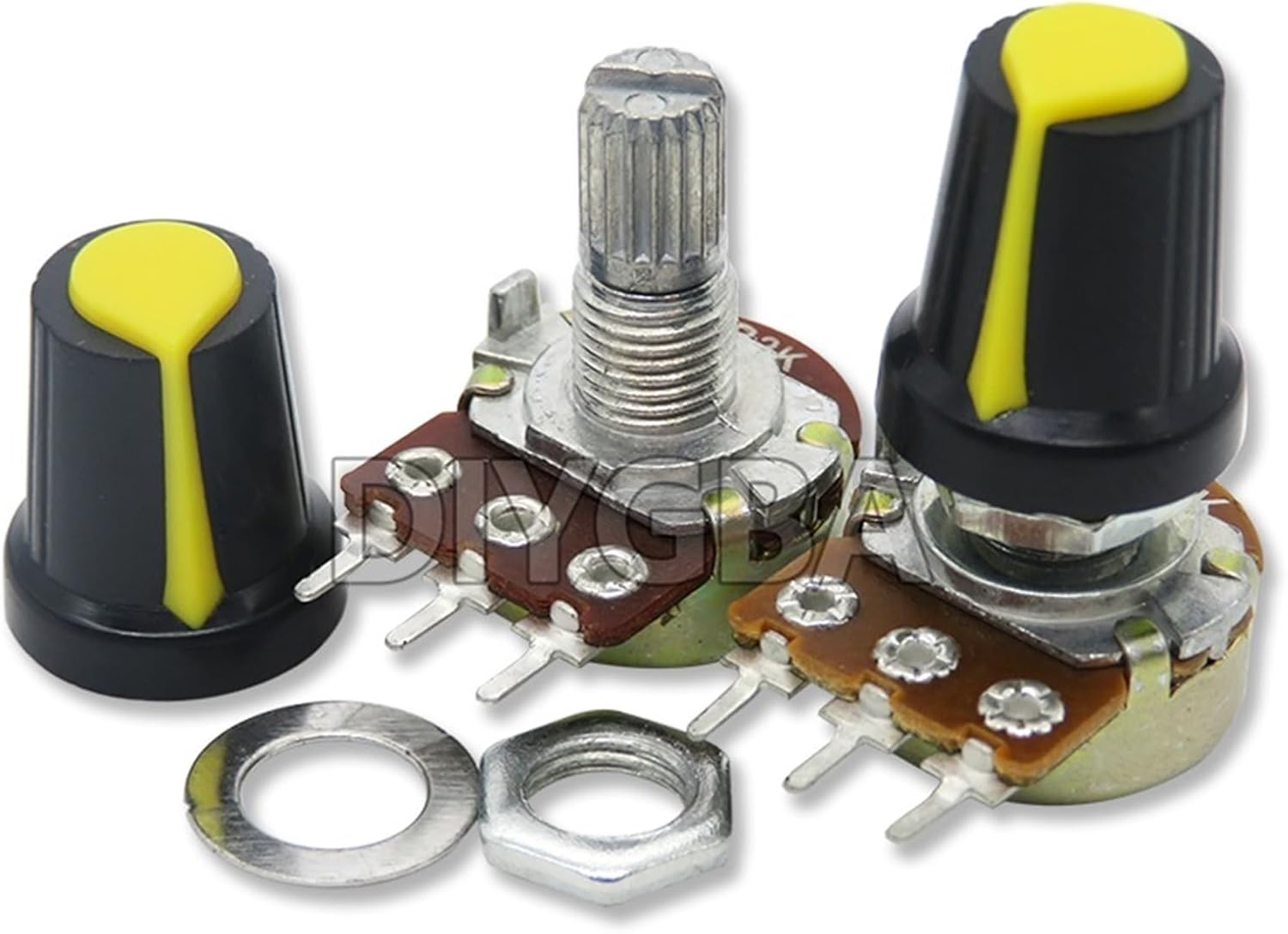 Amazon.com: 100Set WH148 3Pin 15mm B1K ~ B1M Ohm Terminal Linear Taper ...