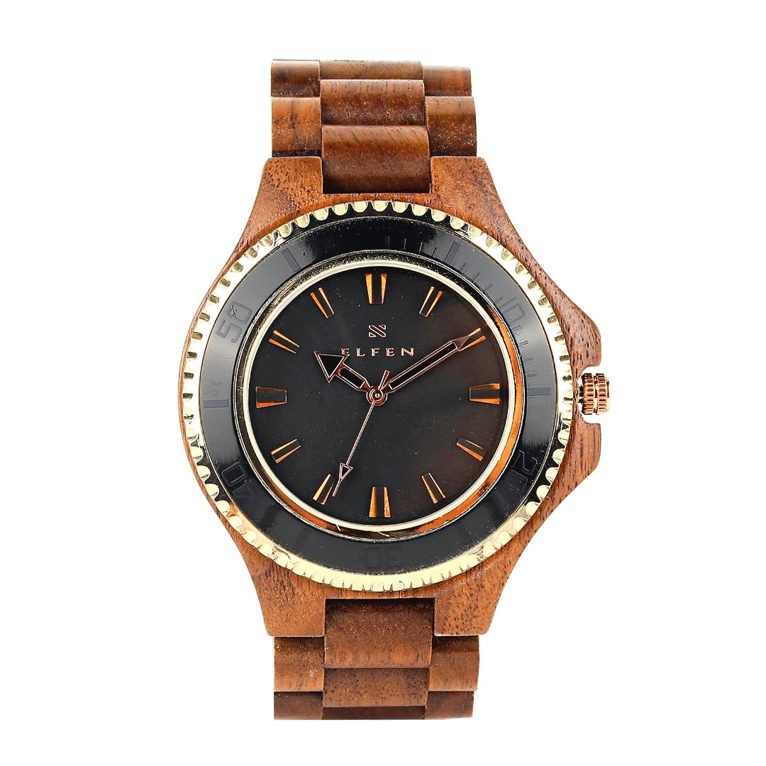 Buy Elfen Watches | The Pride Mahogany Wooden Watches for Men ...