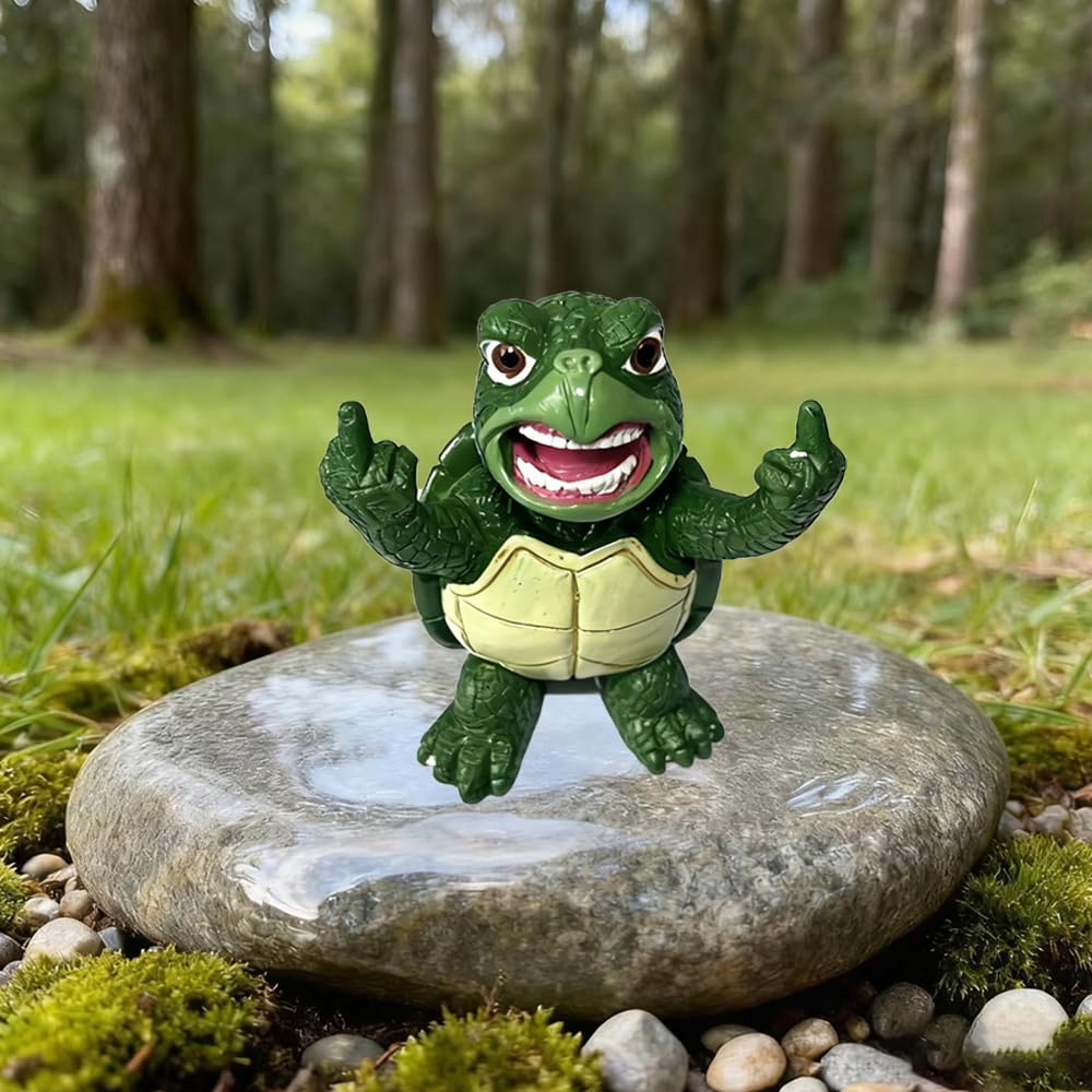 Snapklik.com : Funny Middle Finger Resin Garden Statue, Middle Finger ...