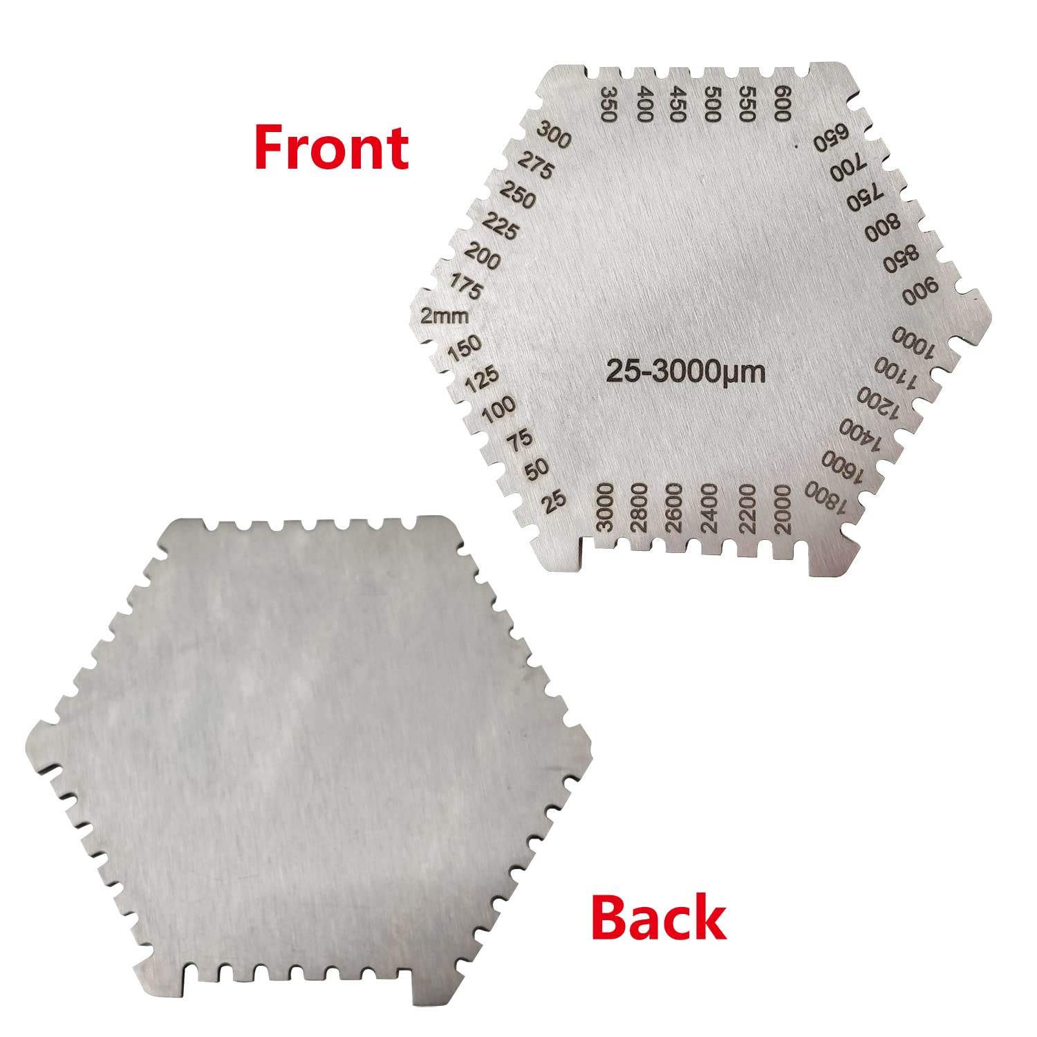 Snapklik.com : 2mm High-Precision Stainless Steel Hexagonal Wet Film ...