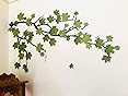Decals Design 'Green Autumn Leaves Branch' Wall Sticker (PVC Vinyl, 50 ...