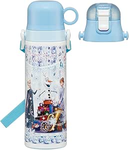 Amazon｜スケーター(Skater) 子供用 2way ステンレス 水筒 直飲み 580ml コップ飲み 570ml ディズニー アナと雪の女王 24 子供に優しい軽量タイプ 男の子 ...