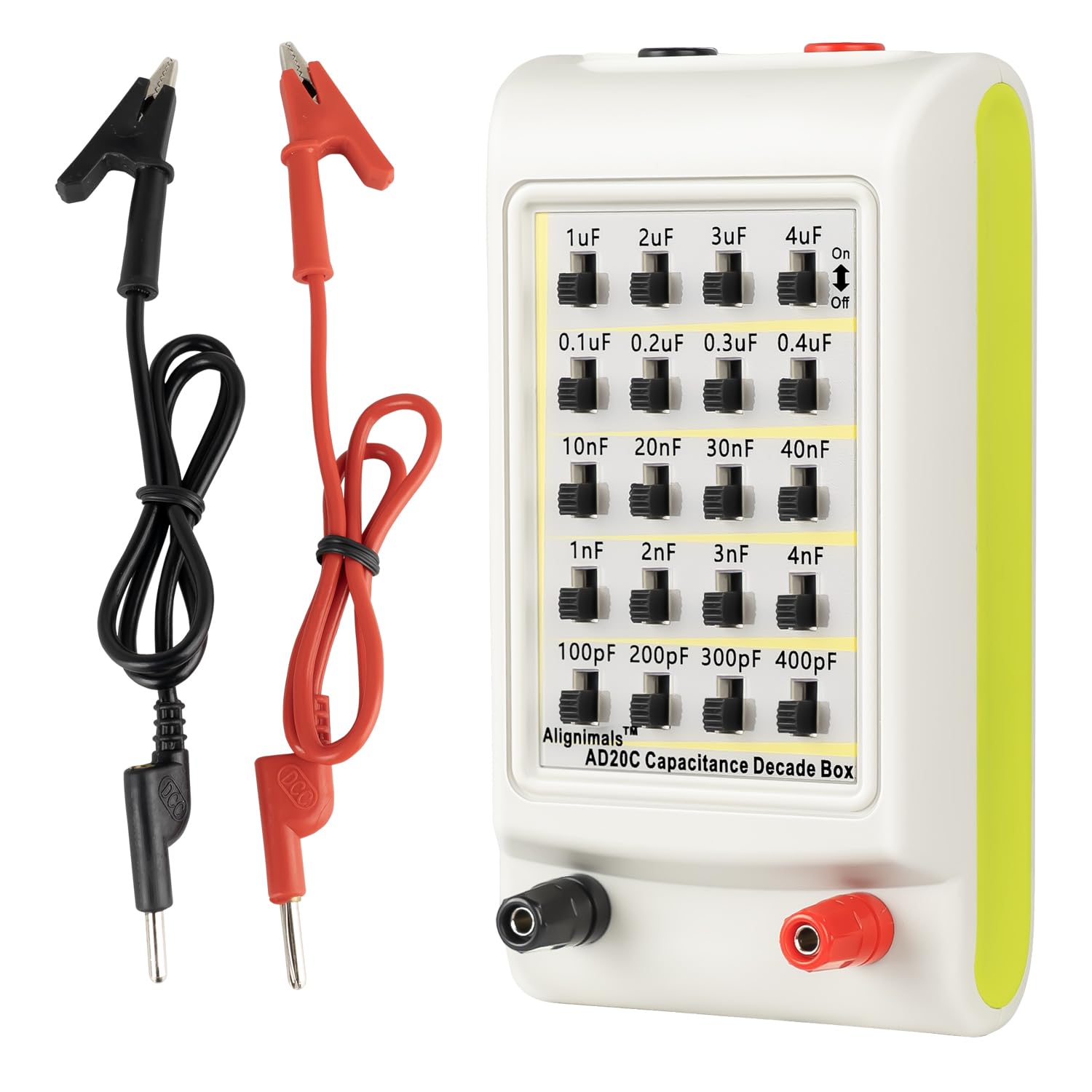 AD20C V1.2 Capacitance Decade Box ，5 Decades of capacitance ranges ...