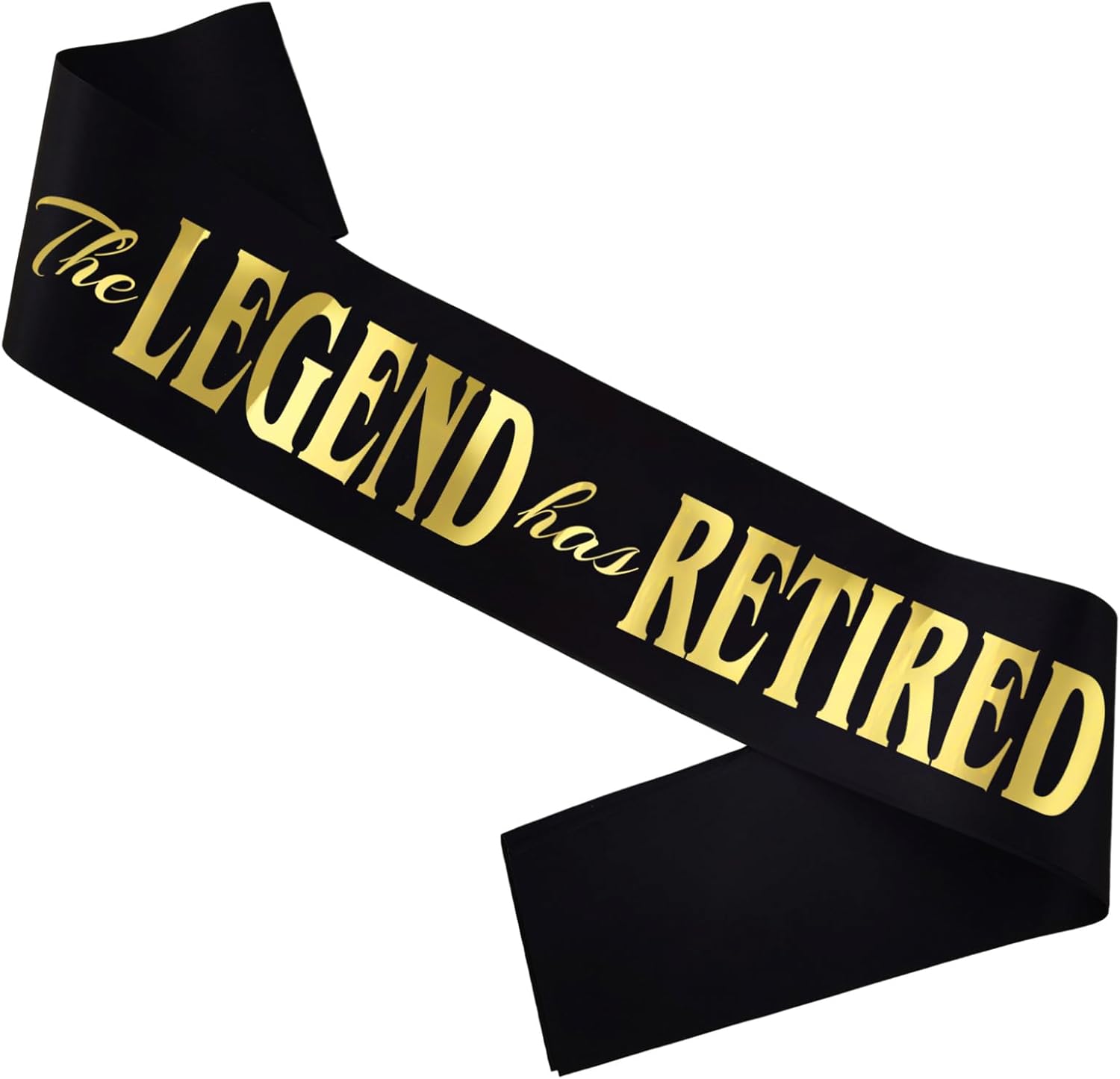Amazon.com: HUBEISIYU The Legend Has Retired Sash, Officially Reitred ...
