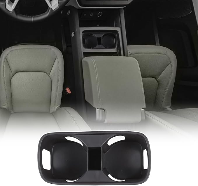 Amazon.com: Black Center Console Cup Holder Compatible with Land Rover ...