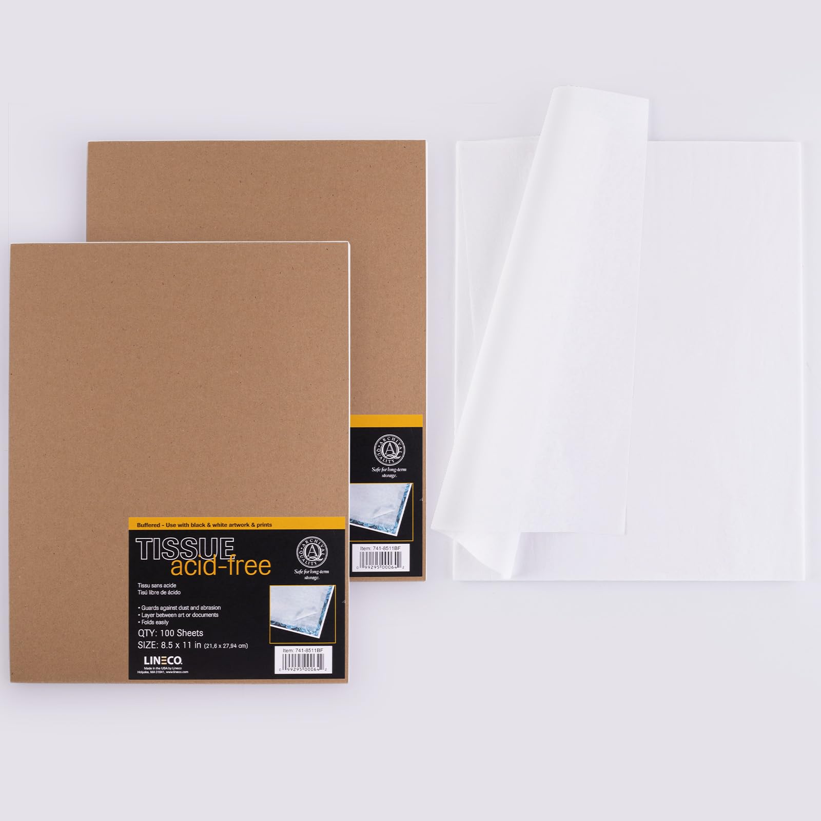 Amazon.com: Lineco Buffered Acid-Free Interleaving Tissue 8.5" x11 ...