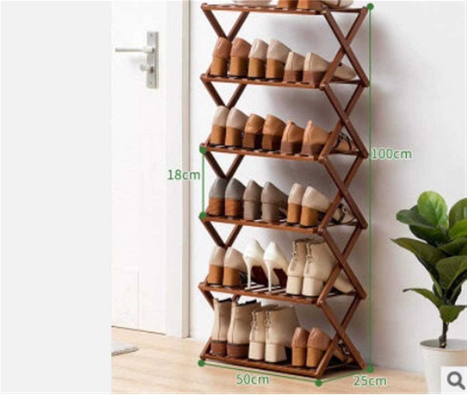 KNOKR Shoe Rack, Installation-Free Simple Shoe Rack Assembly dust-Proof ...