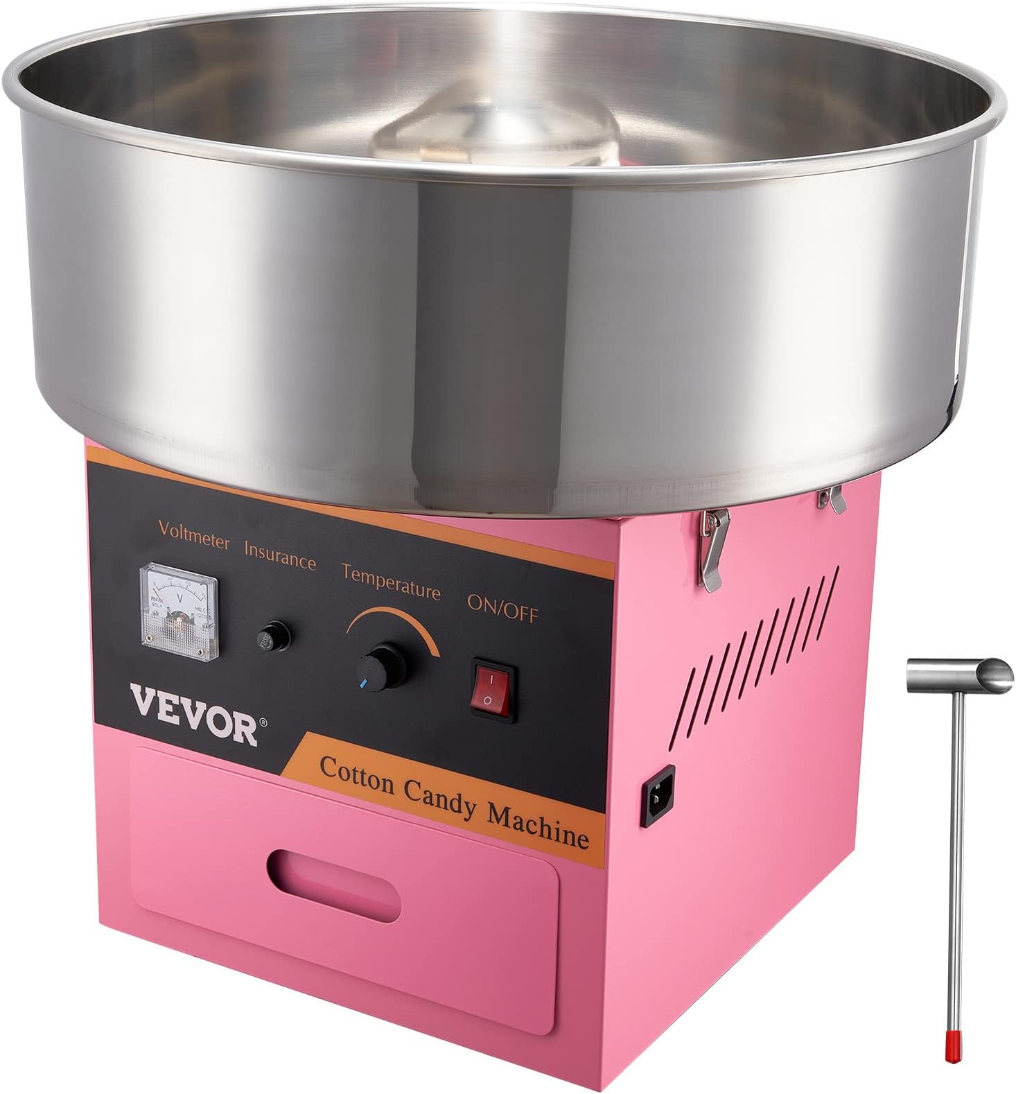 Amazon.com: ROVSUN Cotton Candy Machine Commercial, 21 Inch Candy Floss ...