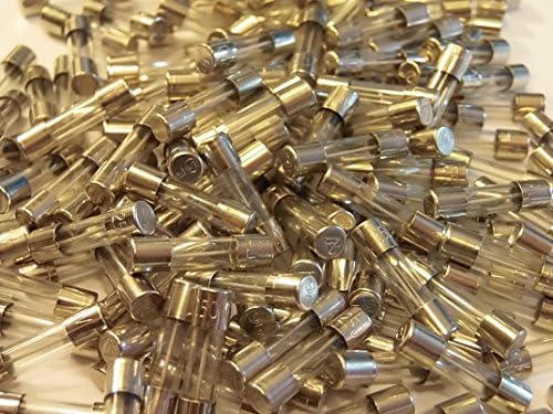 12 X T1AL250V(1AMP) SLOW BLOW GLASS FUSE(TIME DELAY) 5mm x 20mm (PACK ...