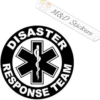 Amazon.com: 2X Disaster Response Team Vinyl Decal Sticker : Clothing ...