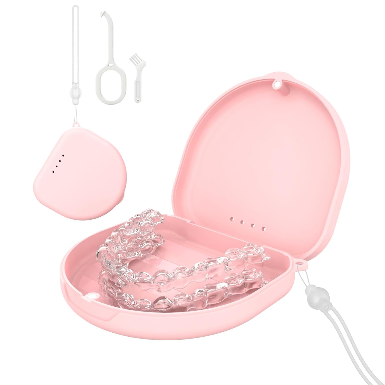 Amazon.com : Retainer Case, Compatible with Invisalign, Vivera, Slim ...