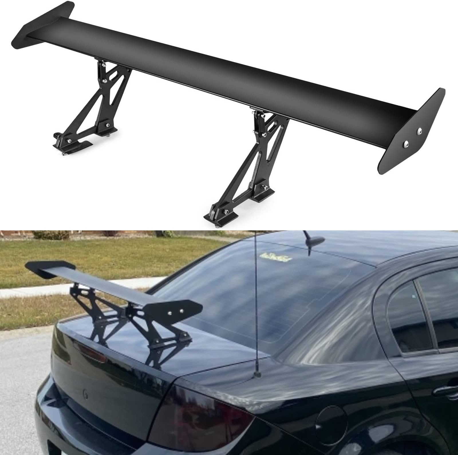 Amazon.com: Vevor Mophorn Single Deck GT Wing Car Spoiler Adjustable ...