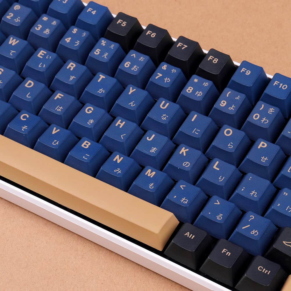 Blue Samurai Keycaps 129 Keys PBT Cherry Profile Keycaps Dye blue-samurai-keycaps-129-keys-pbt-cherry-profile-keycaps-dye