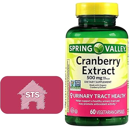 Amazon.com: Spring Valley Cranberry Extract, 60 Count, 500 mg per ...