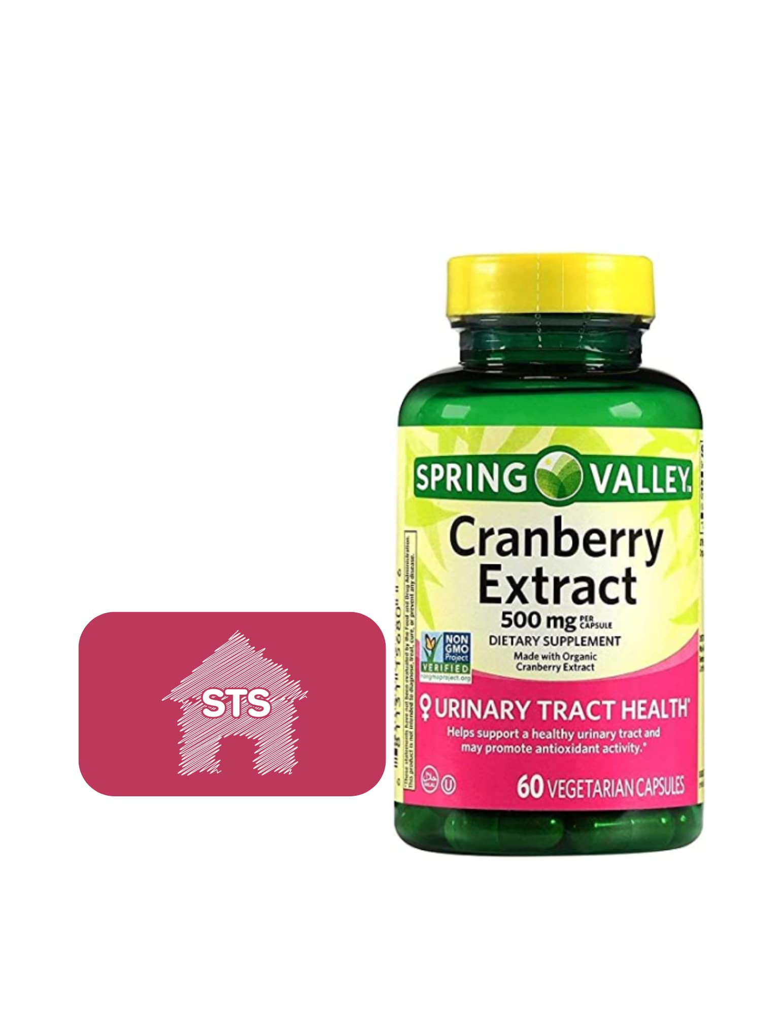 Amazon.com: Spring Valley Cranberry Extract 500 mg - 60 Vegetarian ...