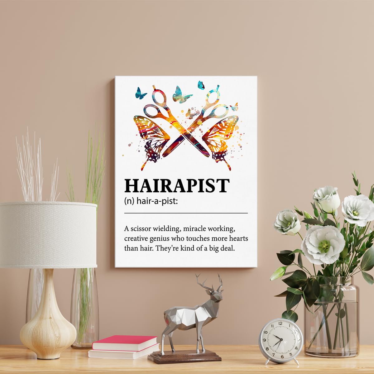 Snapklik.com : Hair Stylist Wall Art Decor Hairdresser Poster Framed ...