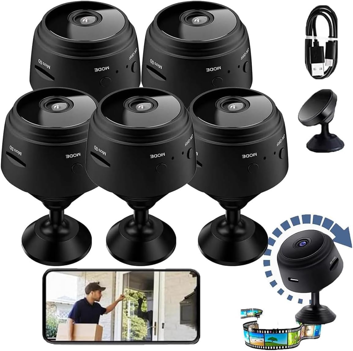 Amazon.com : Shieldcam Security Camera, Pixielens Pro Security Camera ...