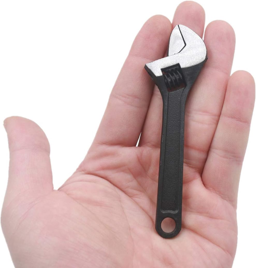 Mini Adjustable Spanner, 4" Small Steel Spanner Jaw Wrench HATOOLHA ...