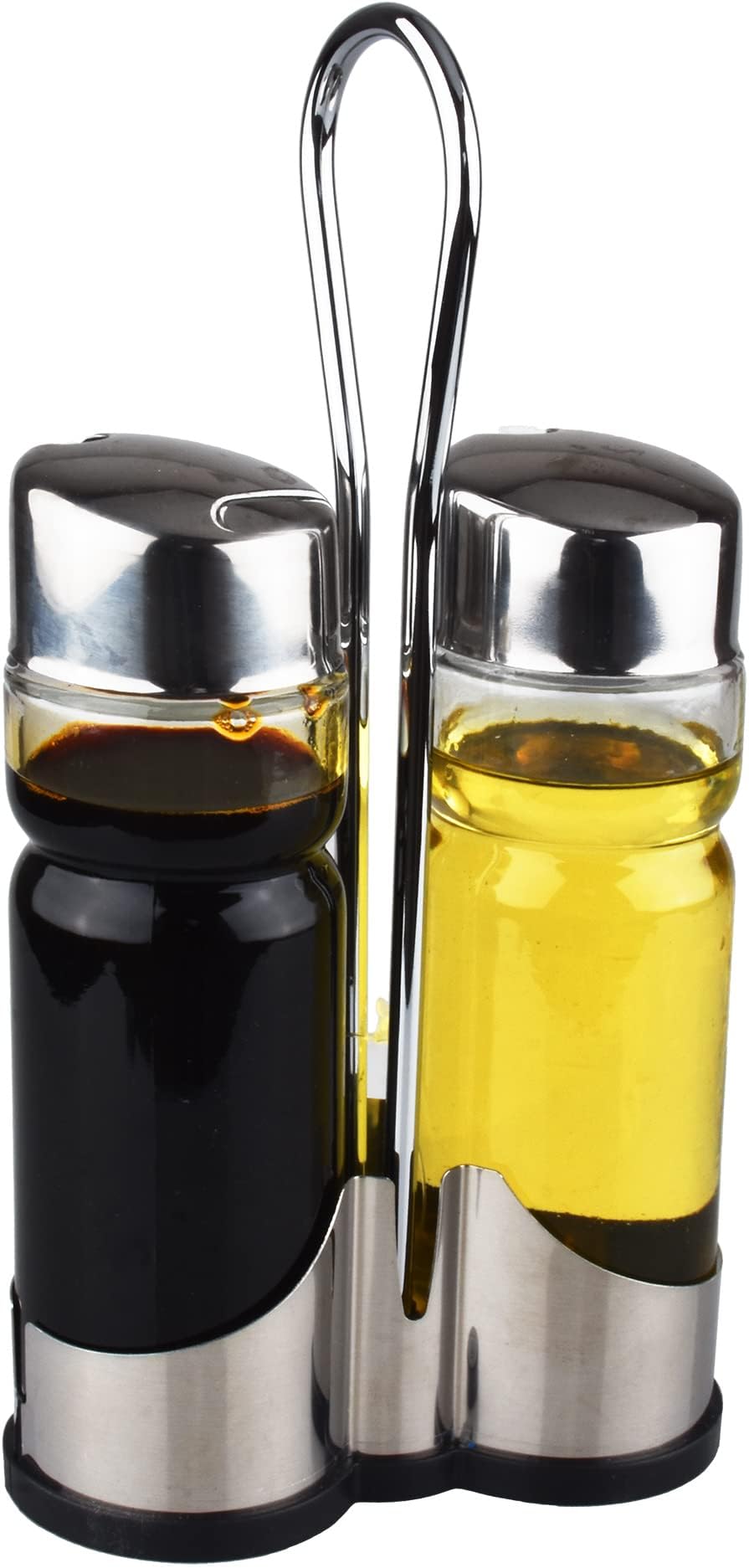 Amazon.com: LuHeToz Oil and Vinegar Dispenser Set with Stainless Steel ...