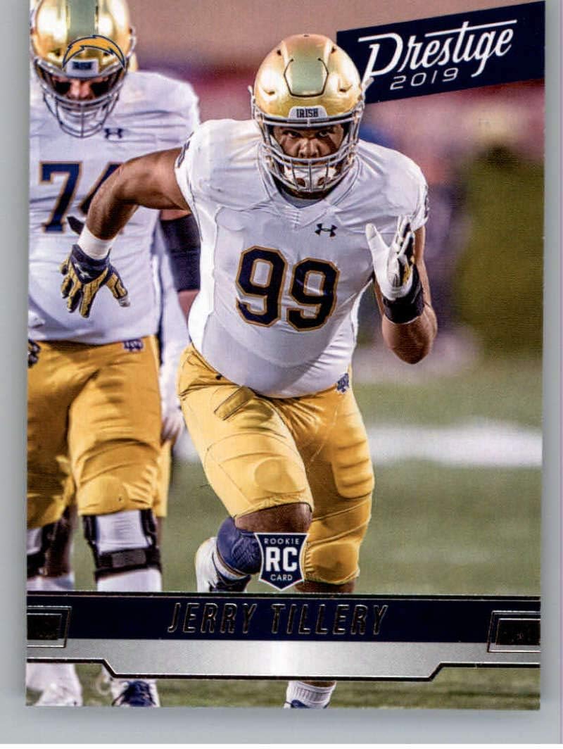 Amazon.com: 2019 Prestige NFL #203 Jerry Tillery RC Rookie Card Los ...