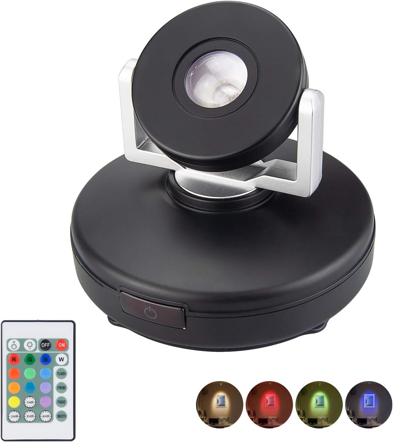 HEAGEERO Wireless Spotlights,Remote Control Accent Light,Battery ...