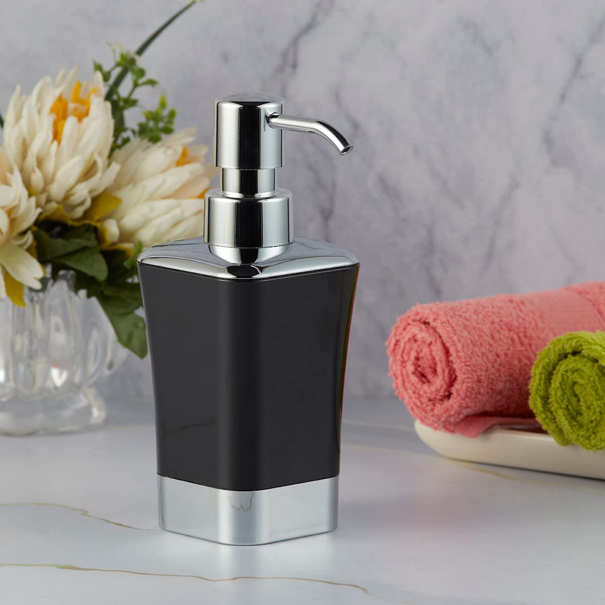 SaSaSa Acrylic Liquid Handwash Soap Dispenser Pump for Bathroom, Hand ...