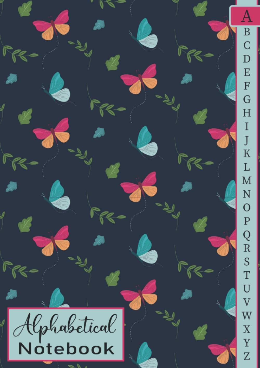 Alphabetical Notebook: 4 pages per letter / A4 Size /105 pages. Large ...