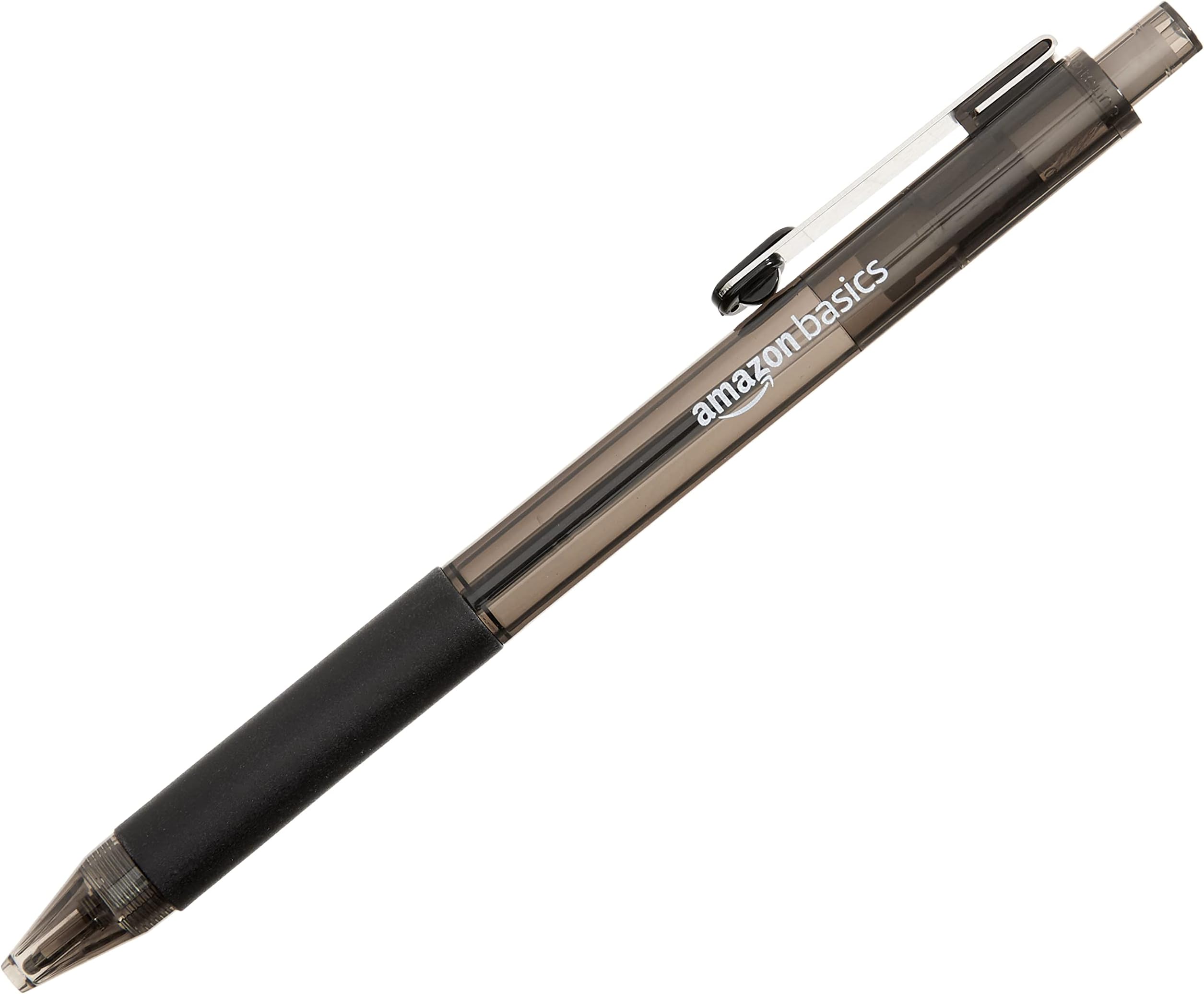 Amazon Basics Retractable Comfort Grip Ballpoint Pens, Medium Point 1 ...