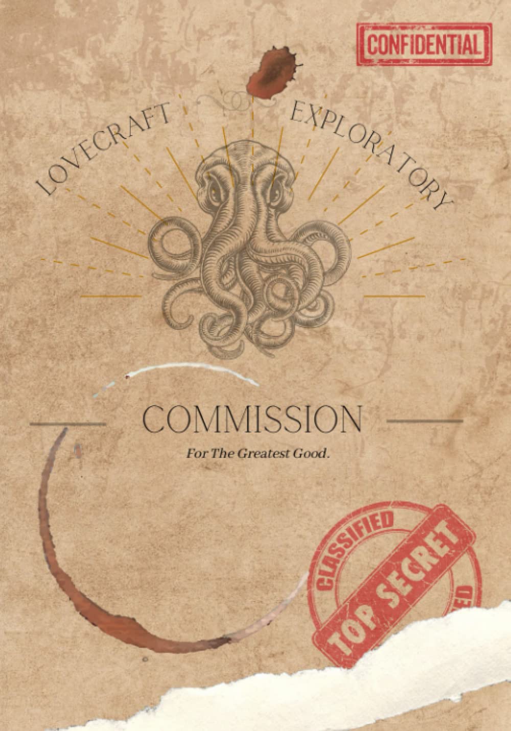 HP Lovecraft Style Cthulhu Cryptid Journal | Call of Cthulhu Journal ...