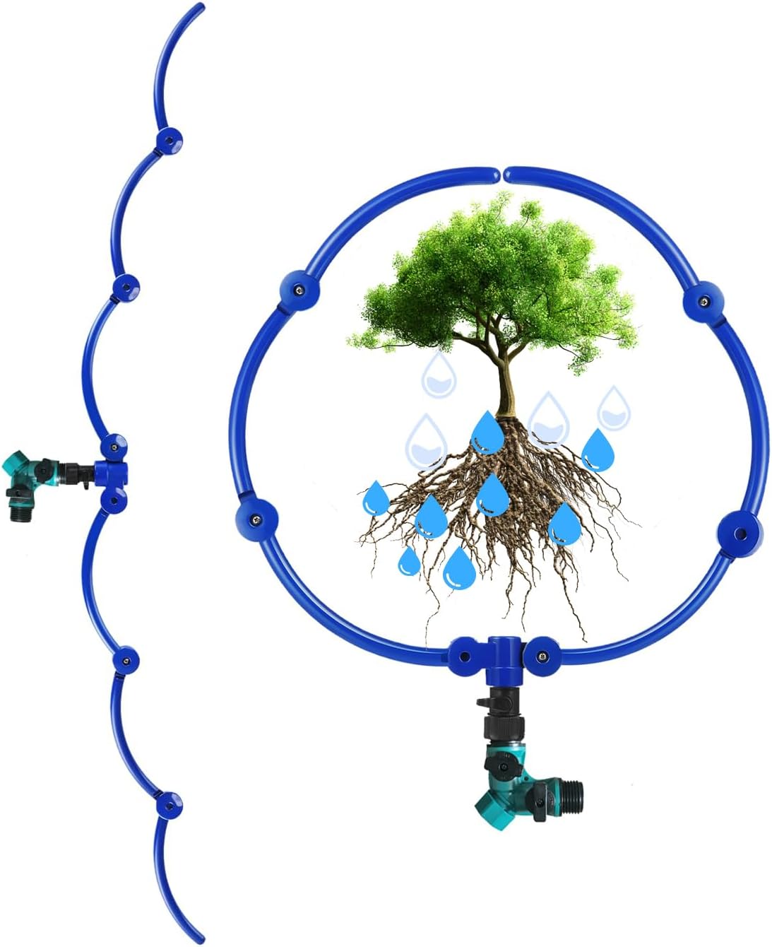 Amazon.com : 55 inch Tree Watering Ring Circle,360 Degree Water ...