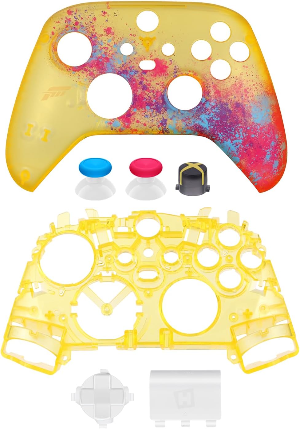 Amazon.com: Front Case Top Housing Shell Cover Faceplate Replacement ...