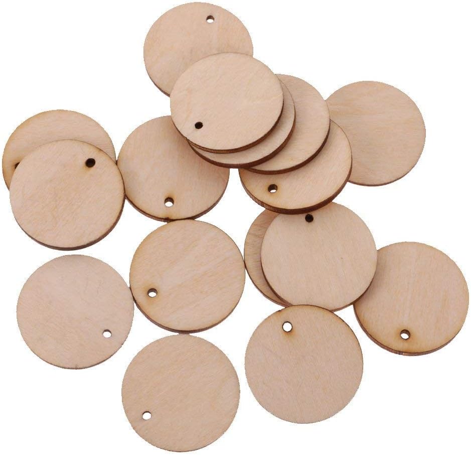 SVM CRAFT® DIY Wood Sheet Craft - MDF Cutouts Pendants - Plain MDF ...