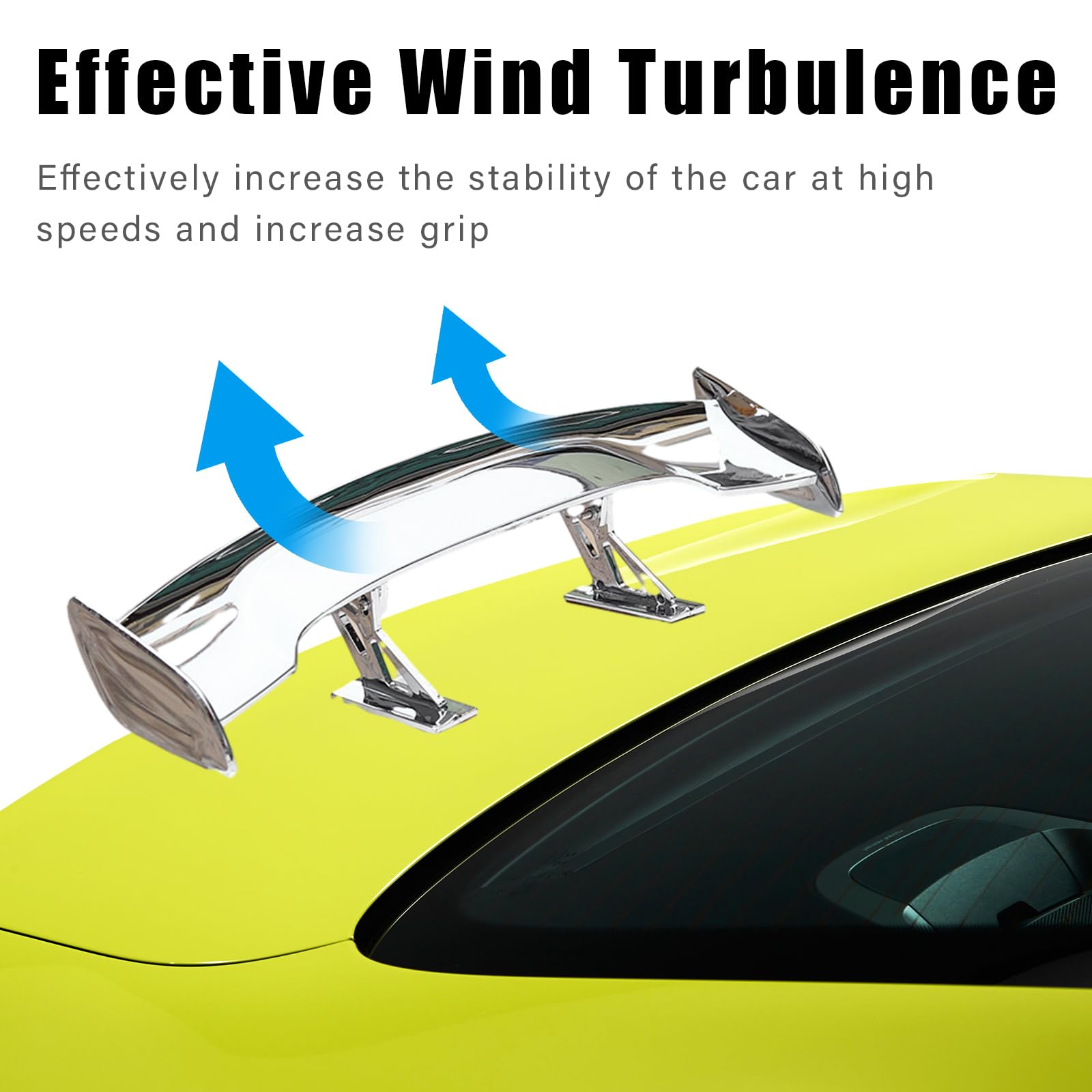 Snapklik.com : Augeny Car Mini Spoiler Wing, 9.8 Inch Carbon Fiber Car ...